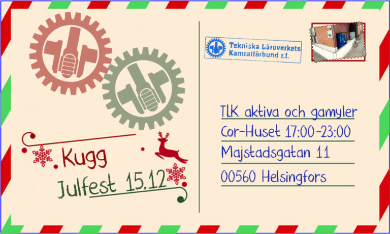 KuggJulfest 2022 - Tekniska Läroverkets Kamratförbund r.f.